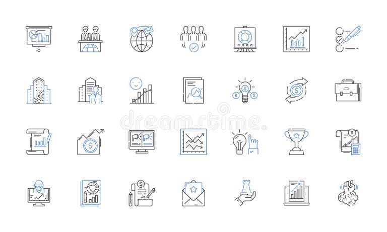 Maturation Line Icons Collection. Growth, Development, Progression ...