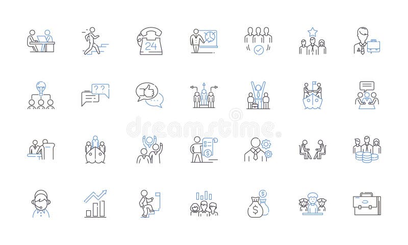 Maturation Process Line Icons Collection. Rowth, Development, Evolution ...