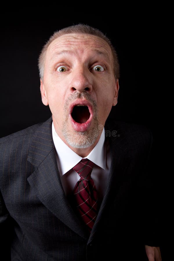 Man shouting at the camera stock image. Image of corporate - 186309669