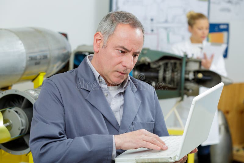Mature engineer woman. stock image. Image of document - 19417243