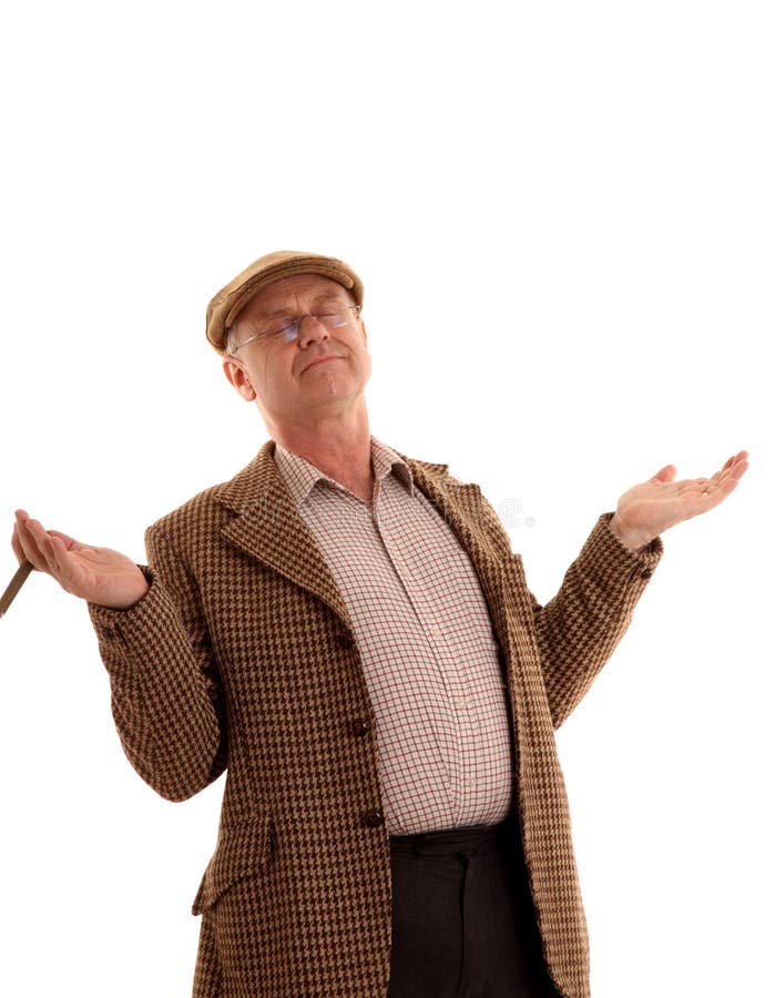 Mature English countryman stock photo. Image of smoking - 11656874