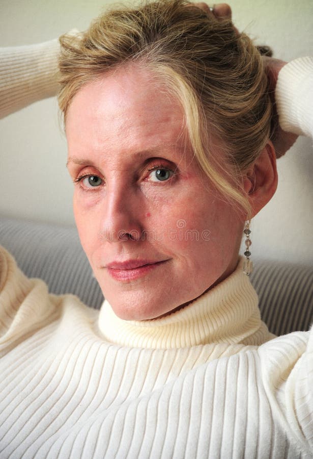 Mature Female Beauty stock image. Image of single, widow - 8919487