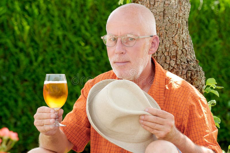 Alcoholic Old Man Drinking Beer Stock Photos - Free & Royalty-Free ...