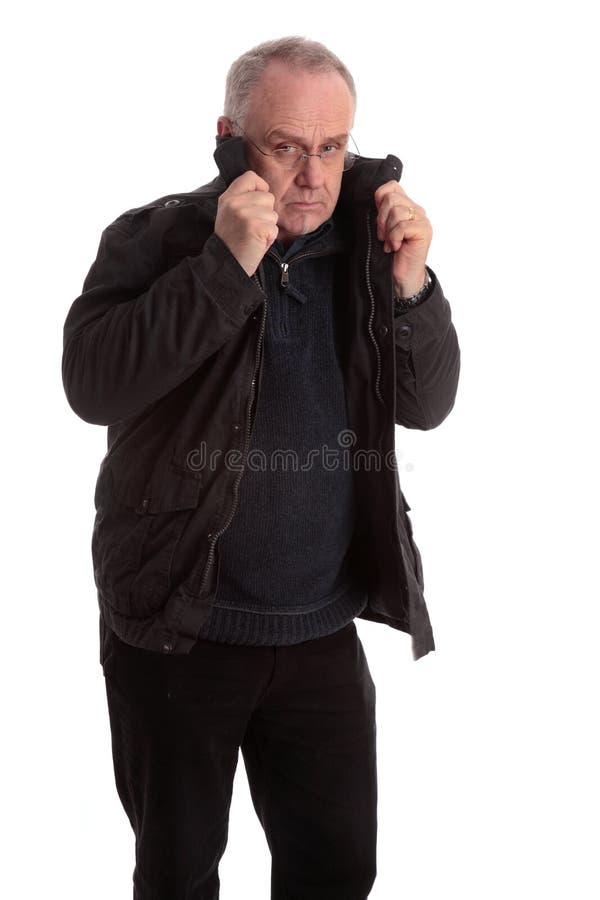Mature English Countryman Pointing Stock Image - Image of male, mature ...