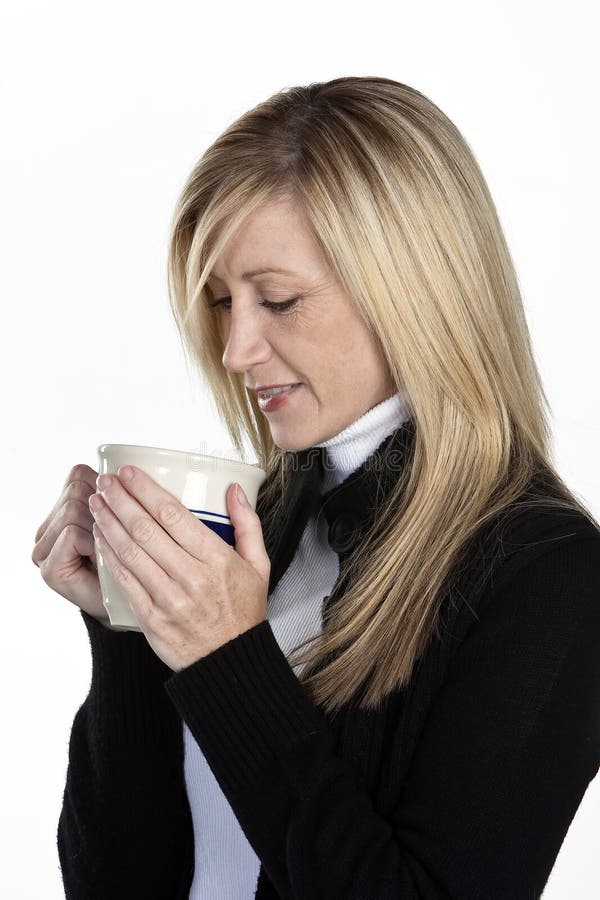 Mature Model Drinking stock image. Image of beauty, women - 11846527