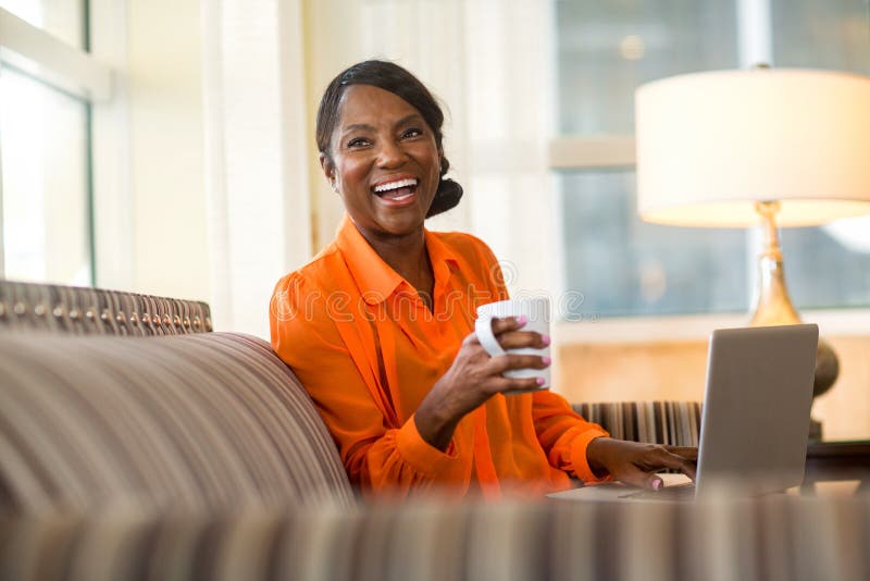 1,384 Mature Older Woman Working Home Laptop Stock Photos - Free ...