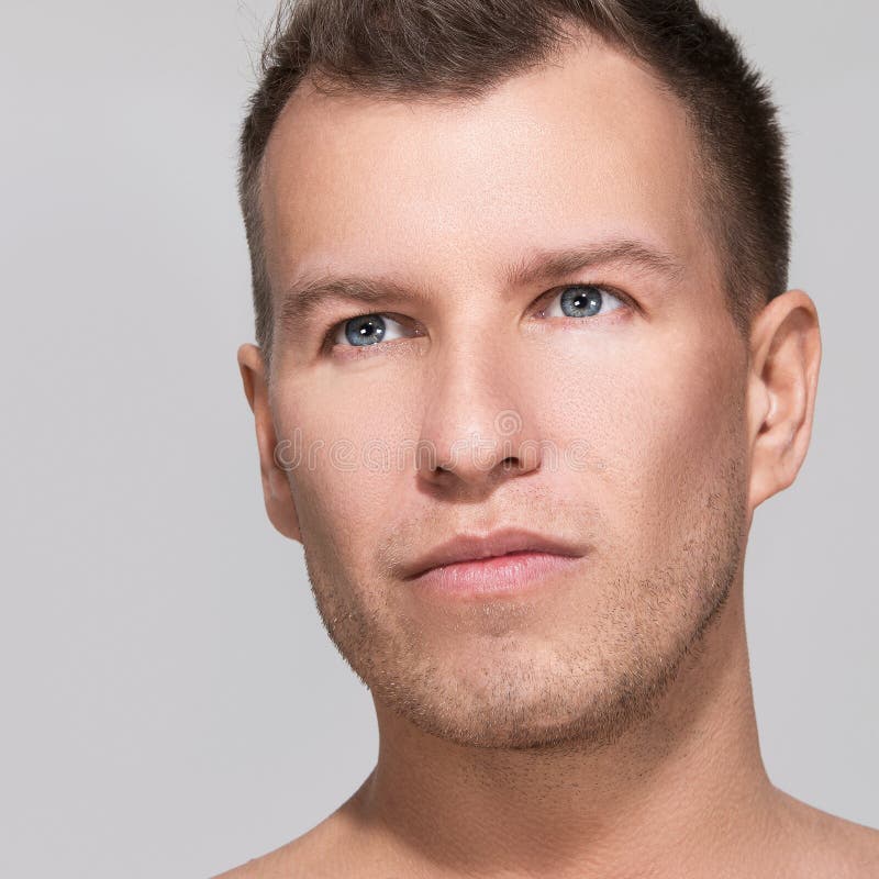 Mature, serious man stock image. Image of charming, bristle - 38166259