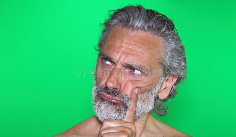 The mature thinker stock image. Image of maturity, people - 184521293