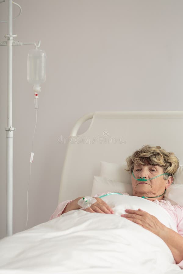 Mature Woman after Operation Stock Image - Image of room, clinic: 62519353