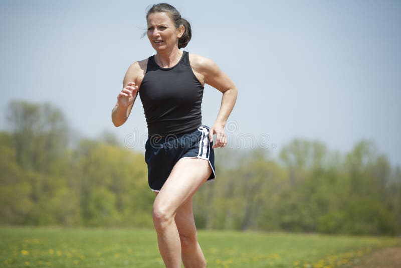 Female runner stock photo. Image of marathon, outside - 2785054