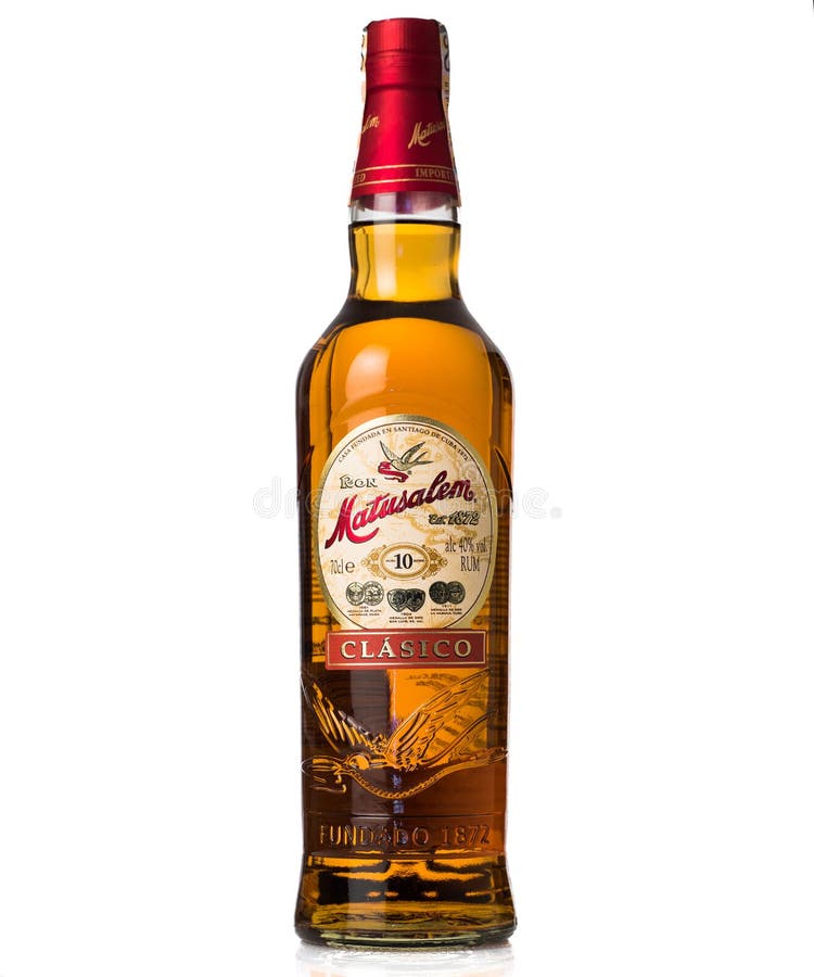 Matusalem clasico rum obraz editorial. Obraz złożonej z alkohol - 90068010