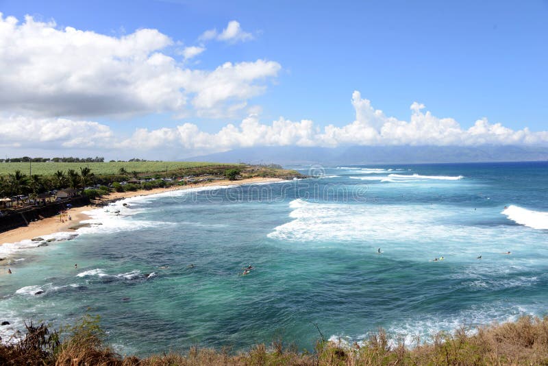 Maui Beach stock photo. Image of roadtohana, rocks, sand - 35529394