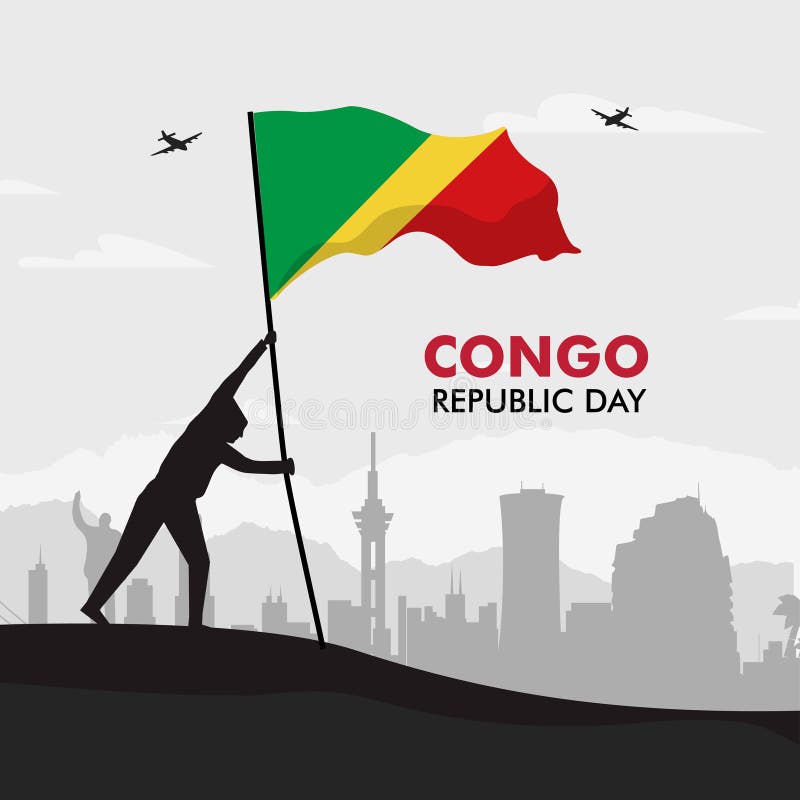 Modern Congo Republic Day Illustration Design Stock Vector ...