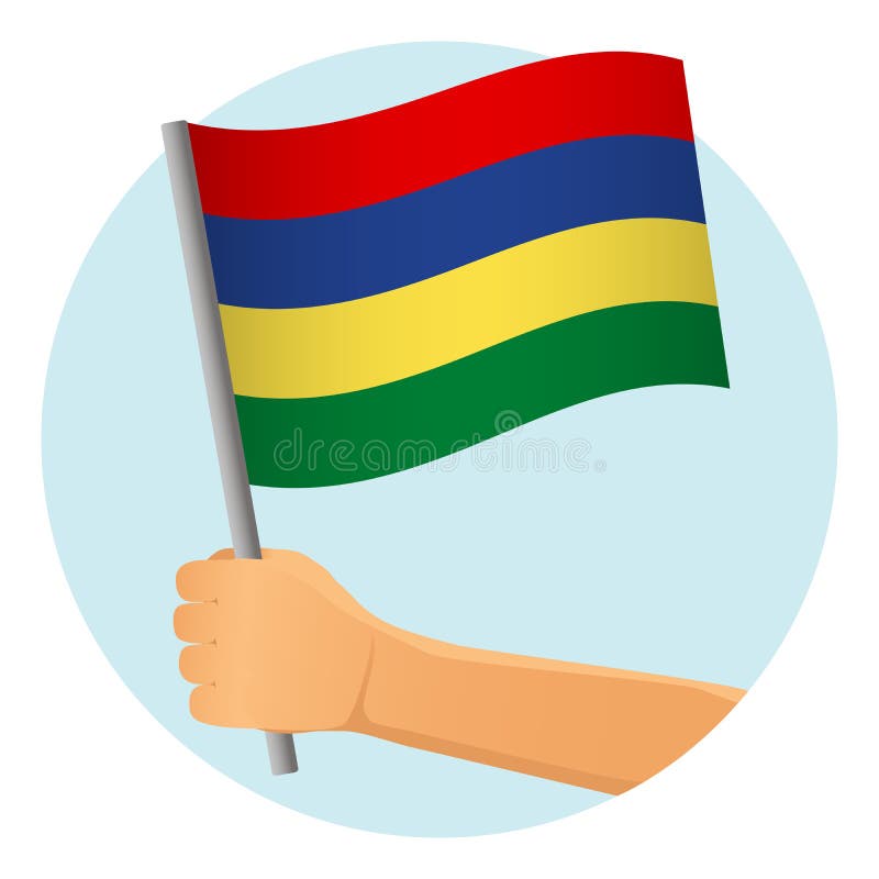 Mauritius flag in hand stock illustration. Illustration of flat - 138866516 Mauritius flag in hand stock illustration. Illustration of flat - 138866516