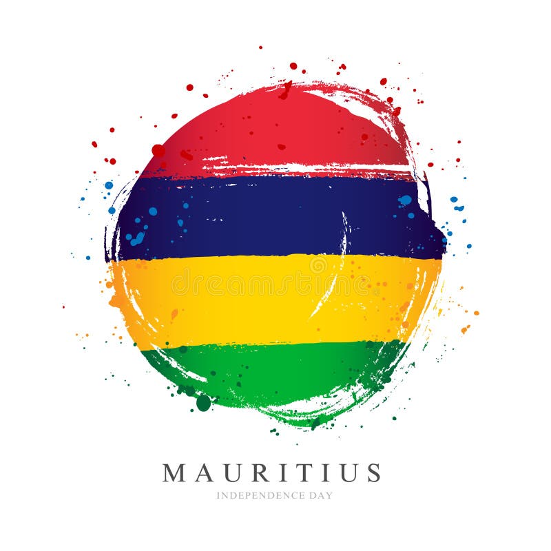 Mauritius Flag stock illustration. Illustration of country - 5086053