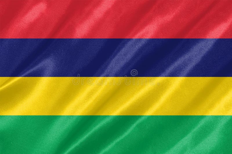 Mauritius-Flagge stock abbildung. Illustration von bänder - 137462985