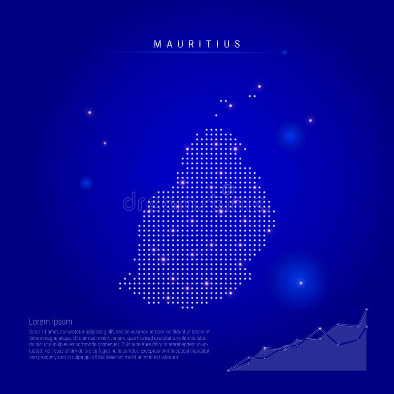 Mauritius. Infographics for Presentation Stock Illustration ...
