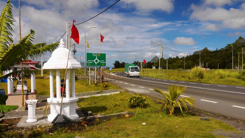 Mauritius Island, Haus-Street View Stockbild - Bild von insel ...