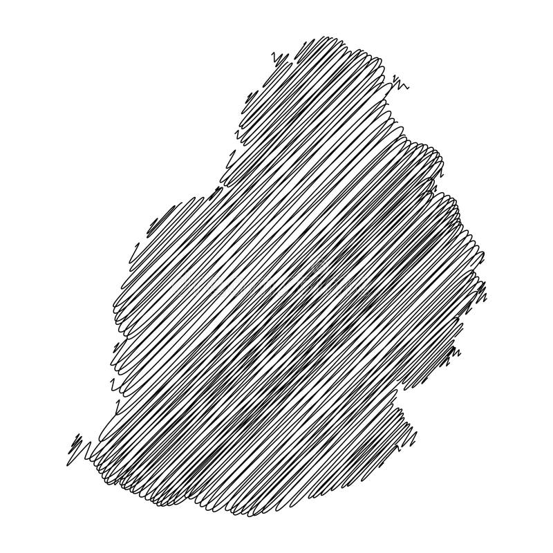 Mauritius Islands Thread Map Line Vector Illustration Stock Vector ...