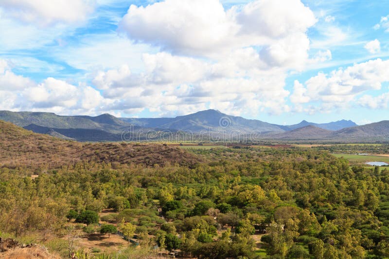 Beautiful Landscape at Casela Nature Park in Mauritius Stock Photo ...