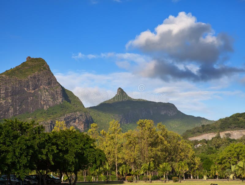 Mauritius Landscape stock image. Image of cultivation - 13828687