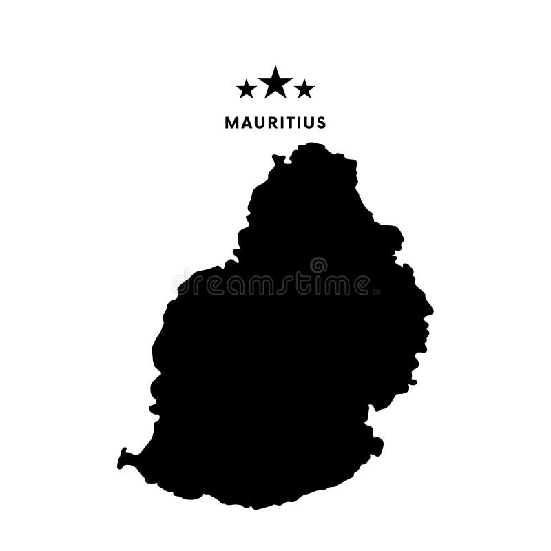 Mauritius Map. Vector Illustration. Stock Illustration - Illustration ...