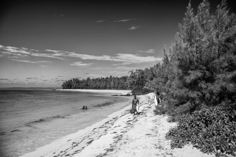 MAURITIUS - MAY 2019: Amazing View of Natural Tropical Beach Editorial ...