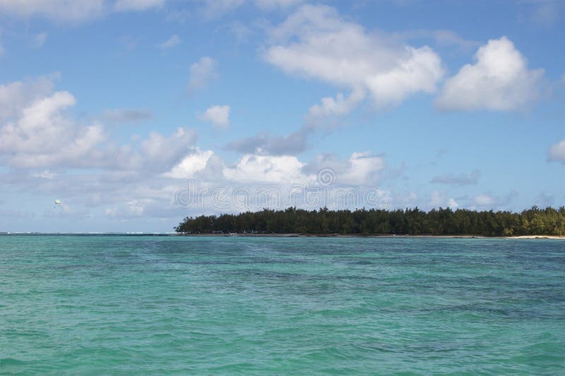Mauritius Sea Ocean Beach Sand Panorama Stock Photo - Image of ...