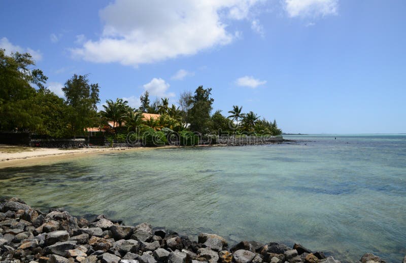 Mauritius, Picturesque Village of Belle Mare Stock Photo - Image of ...