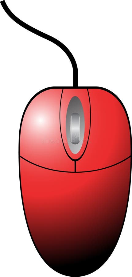 Maus vektor abbildung. Illustration von rolle, computer - 9689081
