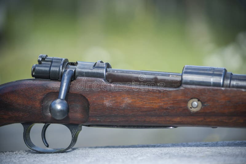 Mauser 98 Action - Side View Stock Photo - Image of army, steel: 121308738
