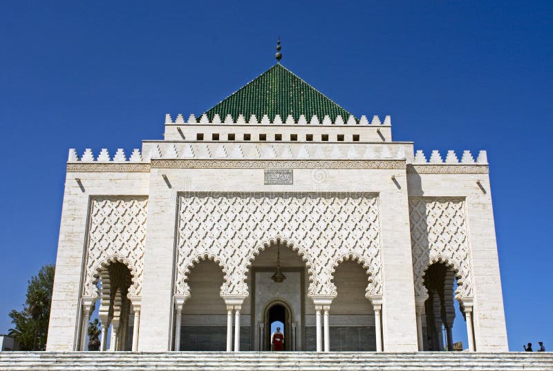 Mausolée Mohamed 5 Rabat Maroc Image stock - Image du architecture ...