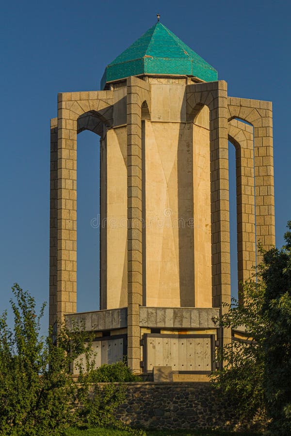 Mausoleum of Baba Taher in Hamadan, Ir Stock Photo - Image of sights ...