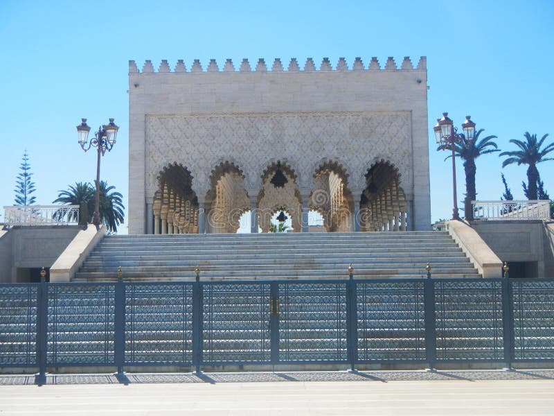 Mausoleum of Mohammed V, Rabat, Morocco Stock Photo - Image of king ...