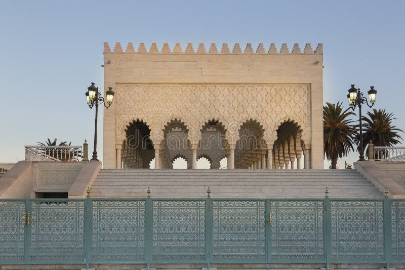 Mausoleum in Rabat stock image. Image of rabat, mohammad - 74289817