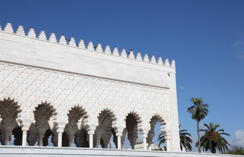 Mausoleum in Rabat, Morocco Stock Image - Image of heritage, historic ...