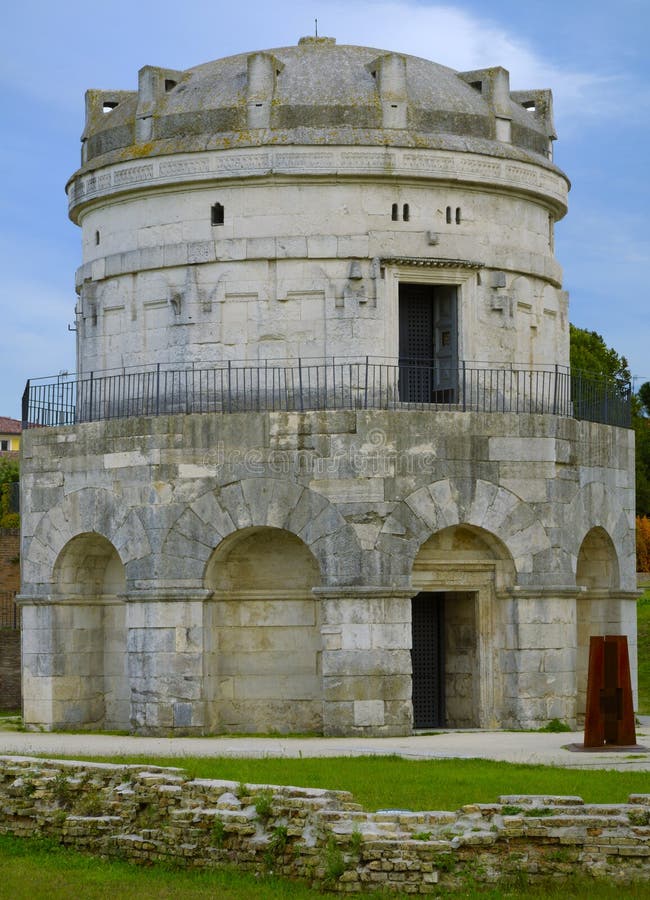 Mausoleum of Theodoric in Ravenna, Italy Stock Image - Image of tomb ...