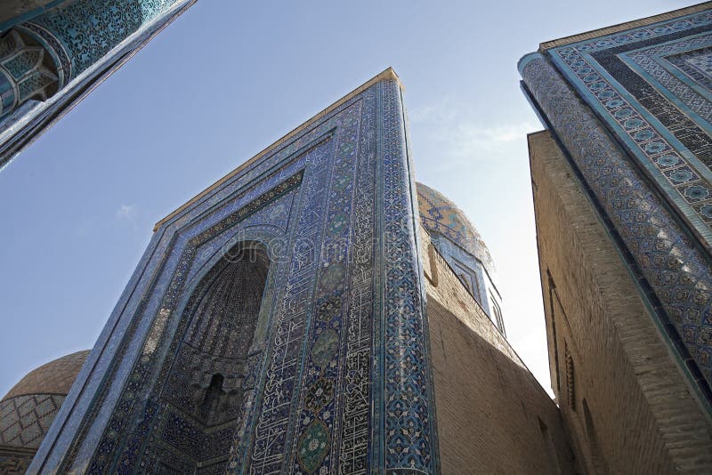 Shah-i-Zinda - Samarkand, Uzbekistan Stock Photo - Image of samarqand ...