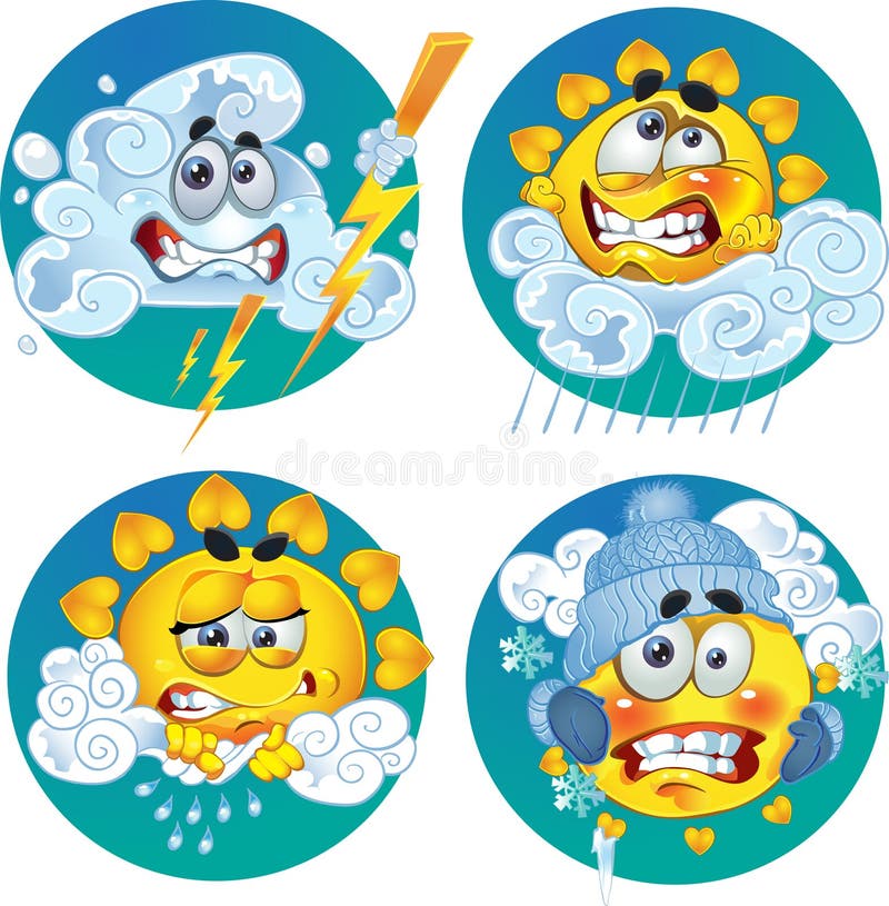 Mauvais temps illustration de vecteur. Illustration du sport - 10845242