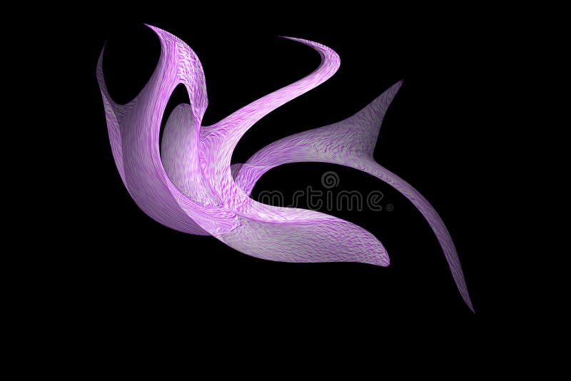 Mauve Abstract Image with Black Background Stock Illustration ...