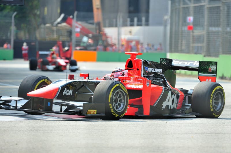 Max Chilton Racing Singapore Gp2 2012 Stock Photos - Free & Royalty ...