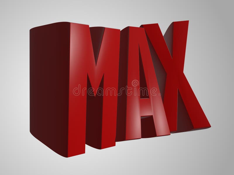 Max 3d render word text stock illustration. Illustration of forum ...