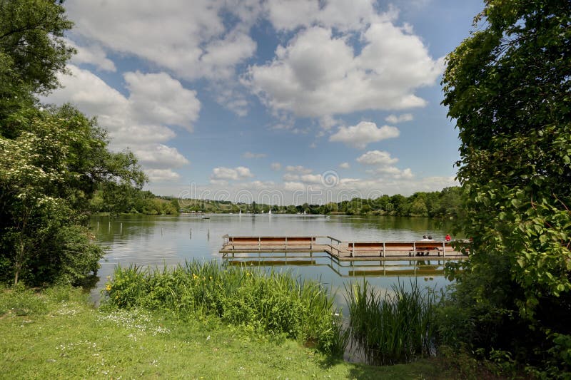 Max-Eyth-See Stuttgart stock image. Image of leisure - 42019363