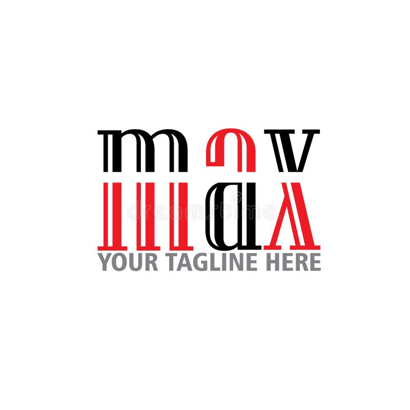 Max Initial Logo Vector Ilustration Stock Image - Image of initial ...