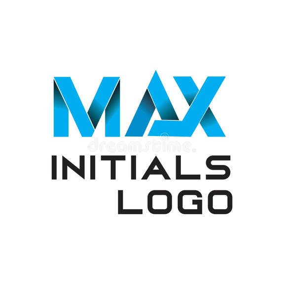 Max Initials logo stock vector. Illustration of initial - 221888428