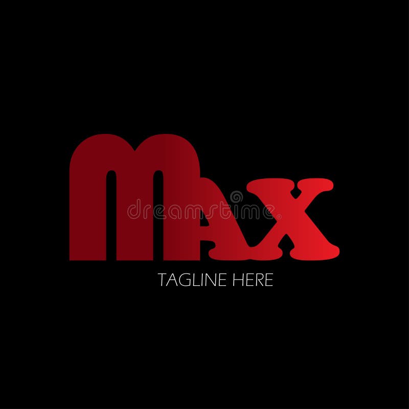 Max Logo Letter Vector Template Design Illustration Stock Illustration ...