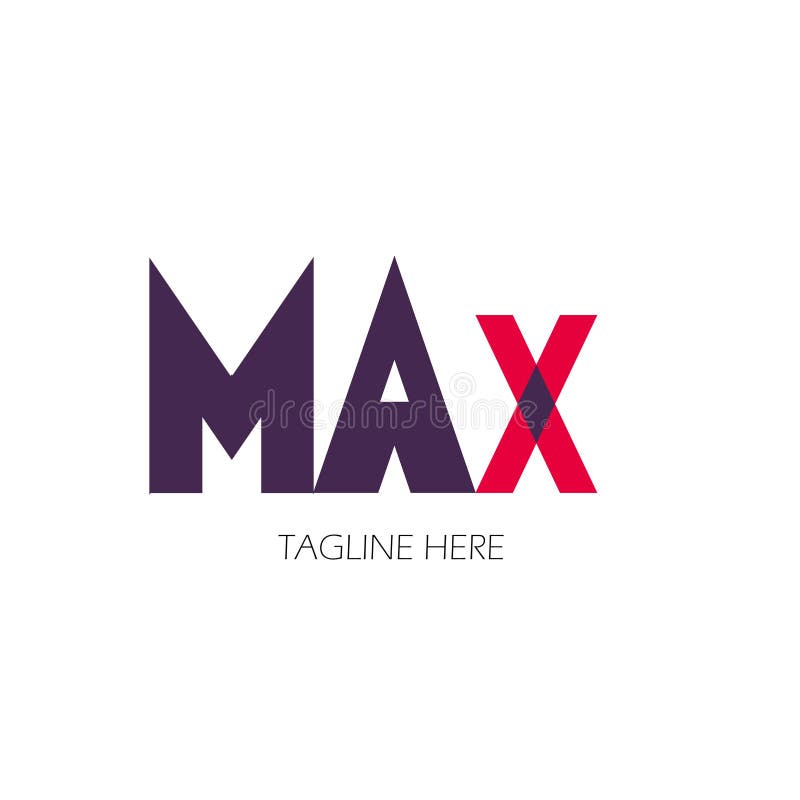 Max Logo Letter Vector Template Design Illustration Stock Illustration ...