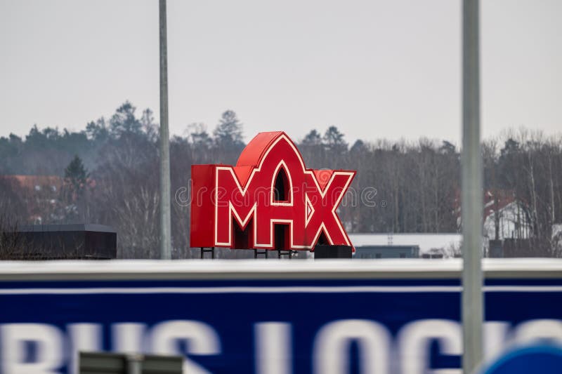 MAX Sign by the Side of a Highway.. Editorial Photography - Image of ...