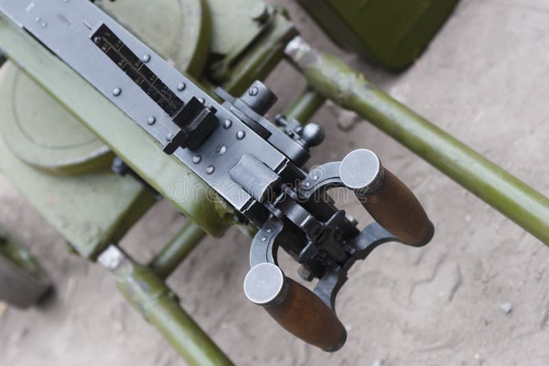 Maxim Gun stock image. Image of 1920, maximgun, 1917 - 122455297