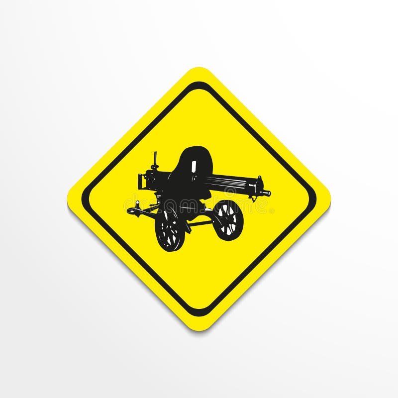 Maxim Machine Gun Ilustración Del Vector Ilustración del Vector ...